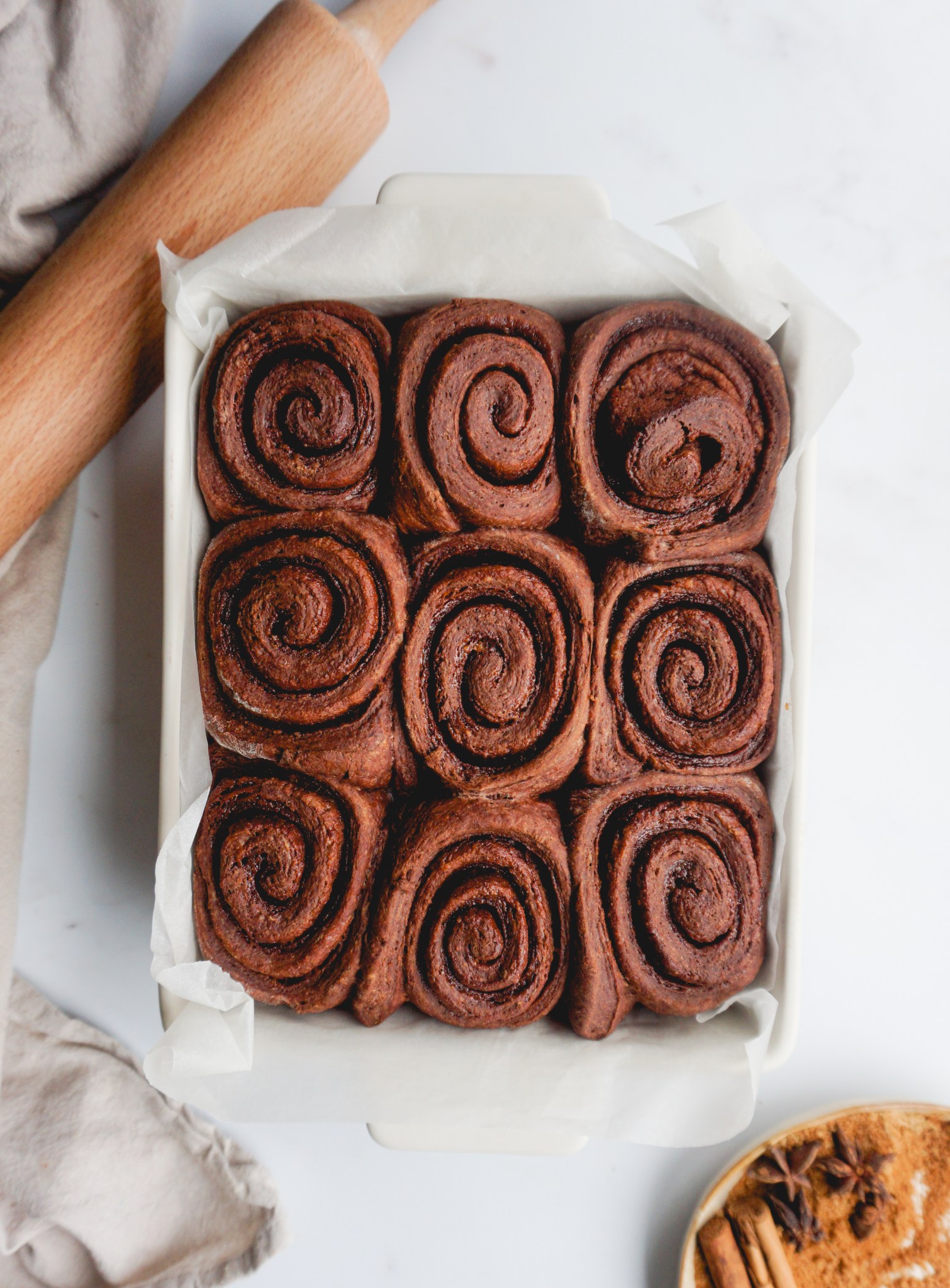 Chocolate Cinnamon Rolls with Nutella Icing – Break or Bake