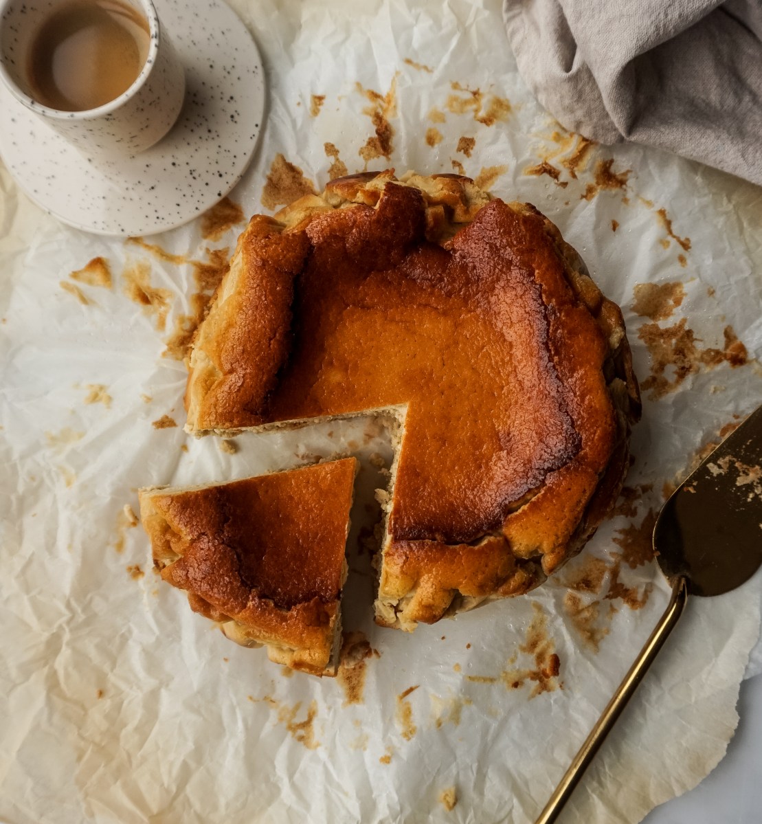 Coffee Basque Cheesecake – Break or Bake