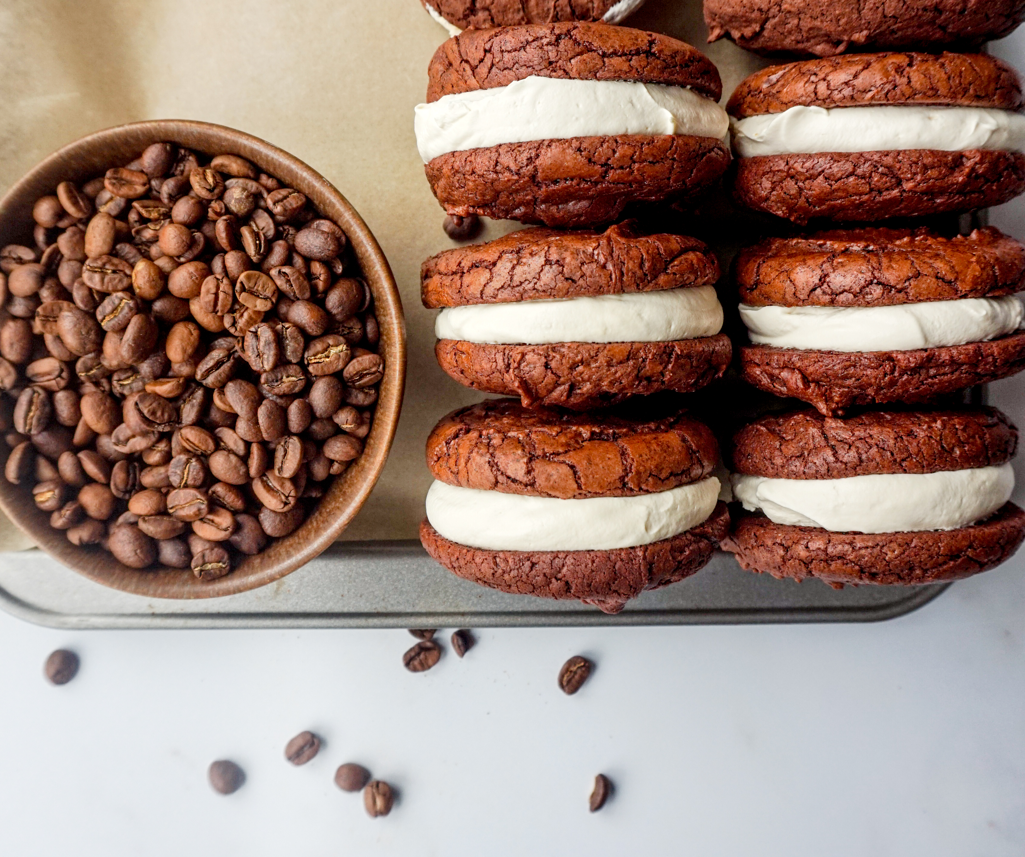 Fudgy Brownie Cookies with Coffee Icing – Break or Bake